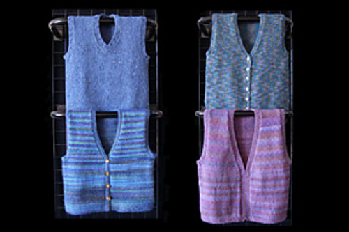 Ravelry: #27 Adult Basic Vest pattern by Gail Tanquary