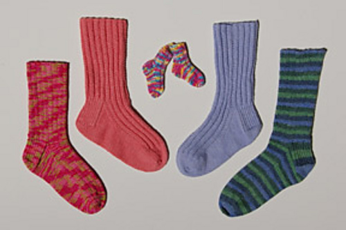 Ravelry: #12A Adult Socks II: Play on Ribs pattern by Ann Norling
