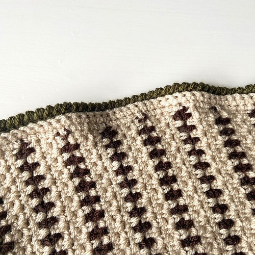 Ravelry: Easy Moss Stitch Blanket pattern by Catherine Noronha