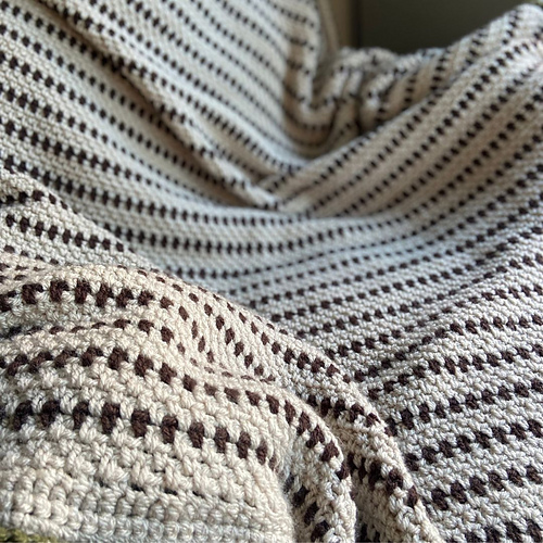 Ravelry: Easy Moss Stitch Blanket pattern by Catherine Noronha