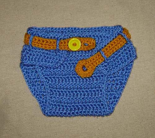 Ravelry: Baby Superman Diaper/Soaker cover Photo prop pattern by Cathy Ren