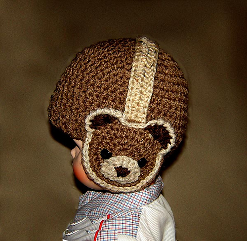 Ravelry: Teddy Bear Baby boy Hat with Headphone Earwarmers pattern by ...