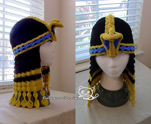Ravelry: Queen Cleopatra Headdress pattern by Cathy Ren