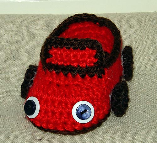 Ravelry: Baby Boy Sports Car Booties pattern by Cathy Ren