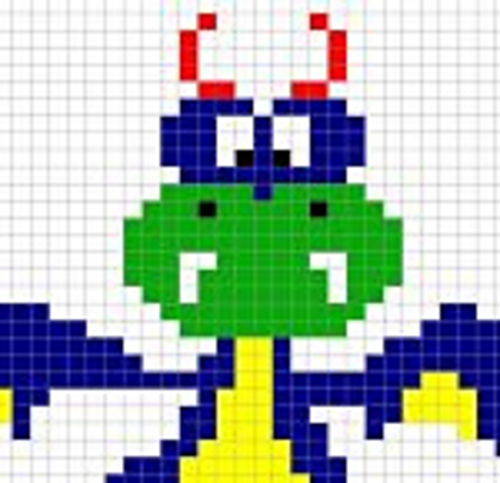 Ravelry: Boosh The Dragon Chart pattern by the barbarian horde