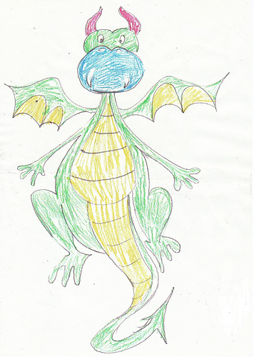 Ravelry: Boosh The Dragon Chart pattern by the barbarian horde