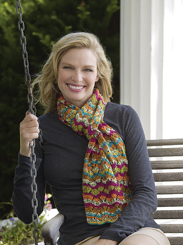 Ravelry: Colorful Waves Scarf pattern by Sandy L. Harris