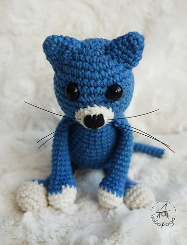 Ravelry: Blue Cat pattern by Celina Bagińska