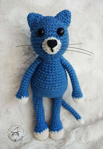 Ravelry: Blue Cat pattern by Celina Bagińska