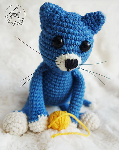 Ravelry: Blue Cat pattern by Celina Bagińska