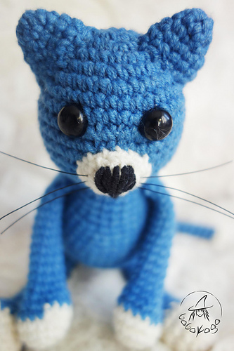 Ravelry: Blue Cat pattern by Celina Bagińska