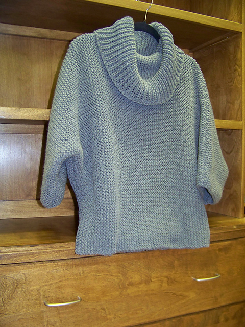 Ravelry: Dolman Cowl Neck Sweater pattern by Carolyn Block