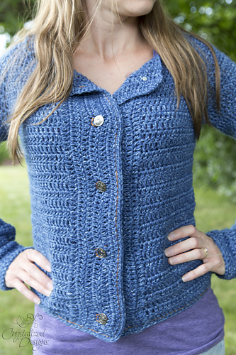 Ravelry: Jean Jacket pattern by Crystalized Designs