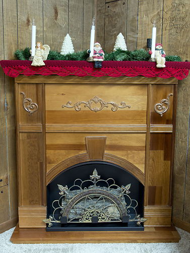 Ravelry: Merry Mantel Scarf pattern by Crystalized Designs