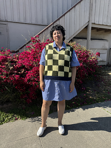 Ravelry: Checkered Vest pattern by Andrea Gaughan