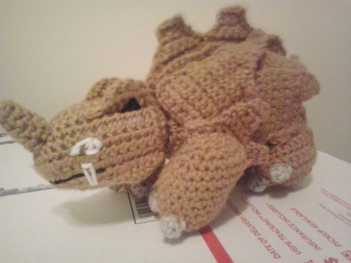 Ravelry: #111 Rhyhorn (Pokemon) pattern by Christjan Bee