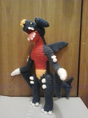 Ravelry: #445 Garchomp (Pokemon) pattern by Christjan Bee