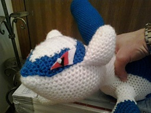 Ravelry: #381 Enlarged Latios (Pokemon) pattern by Christjan Bee