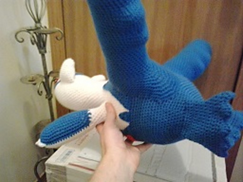 Ravelry: #381 Enlarged Latios (Pokemon) pattern by Christjan Bee