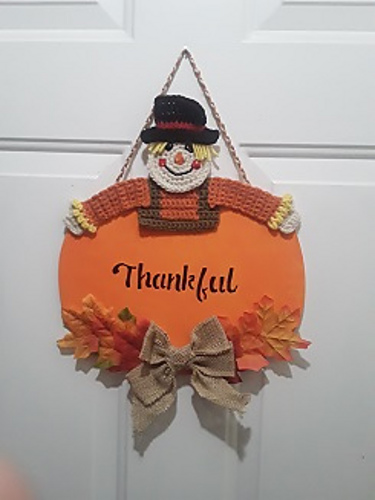 Ravelry: Fall Scarecrow Sign pattern by Christjan Bee