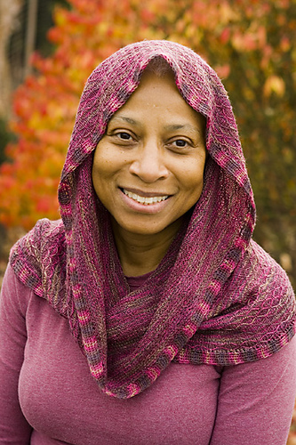 Ravelry: #307 Andrea Quilted Lattice Wimple pattern by Catherine Devine