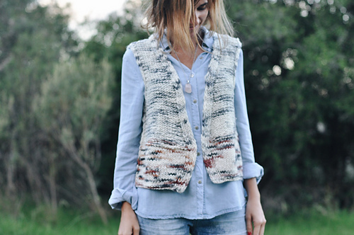 Ravelry: Paisano Vest pattern by Manos del Uruguay