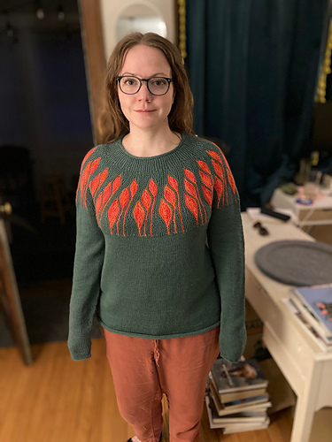 Ravelry: Flower Buds Sweater pattern by Lyudmila Aksenik Old