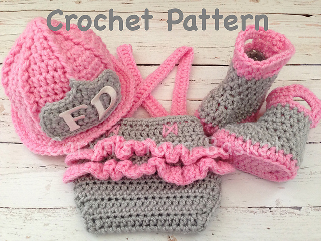 Ravelry: Newborn Firefighter Diaper Cover Set pattern by Caryn Ekhoff
