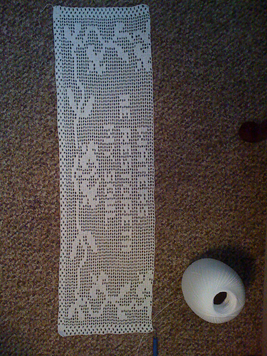 Ravelry: Crochet Filet 23rd Psalm chart graph pattern by Maria Merlino