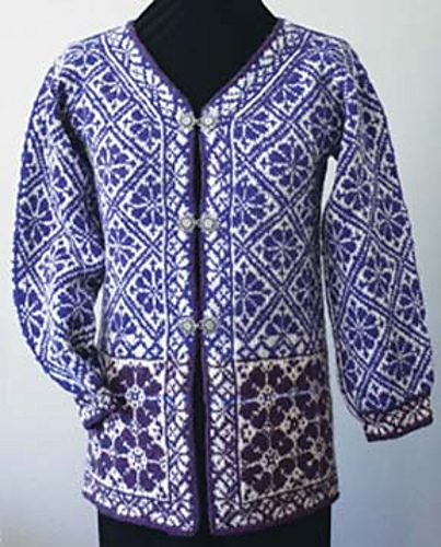 Ravelry: Norwegian Rose Jacket pattern by Meg Swansen