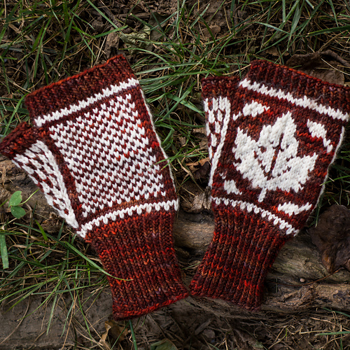 Ravelry: Love Autumn Mitts pattern by Knitted Wishes