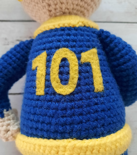 Ravelry: Fallout Inspired Vault Boy pattern by Lindsay Ilardo