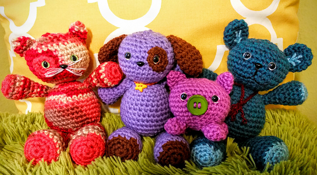 Ravelry: Build-A-Buddy Crochet Animal Parts pattern by Chris Allred