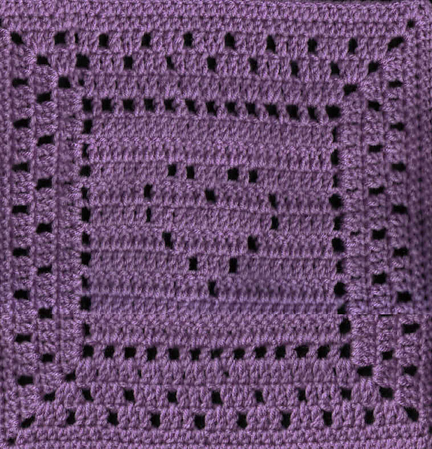 Ravelry: The Heart Inside Square pattern by Amelia Beebe