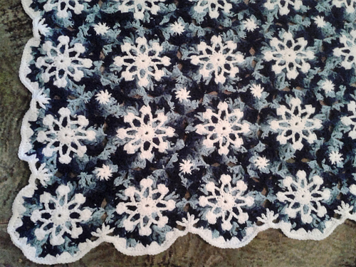 Ravelry: Dusty Snowflake Throw pattern by Tammy Hildebrand