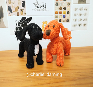 Ravelry: Cuddly Cocker Spaniels pattern by Charlie Darning