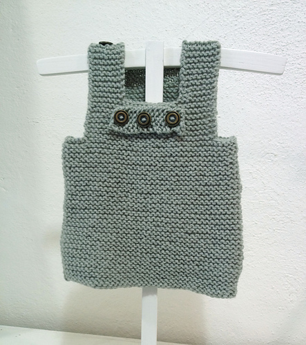 Ravelry: Garter stitch baby vest pattern by Charm Knits
