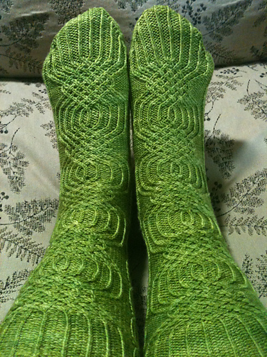 Ravelry: Wrought Iron Socks pattern by Maureen Foulds