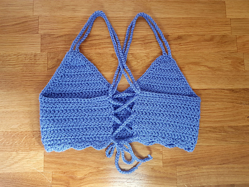 Ravelry: Cross Back Spaghetti Strap Crop Halter Top pattern by Chelsea ...