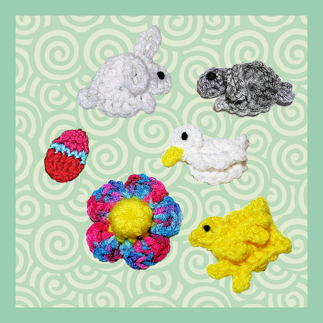 Ravelry: Easter Appliques Crochet Pattern pattern by Chelsea Craft