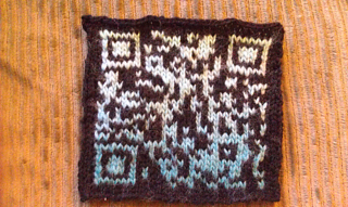 Ravelry: ChemKnits QR Code pattern by ChemKnits