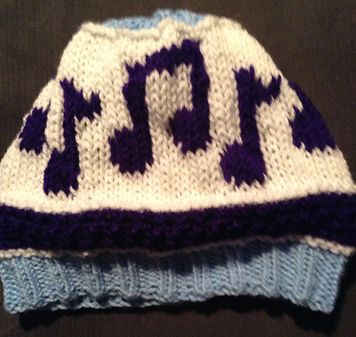 Ravelry: Music Note Beanie pattern by The Knit Guru