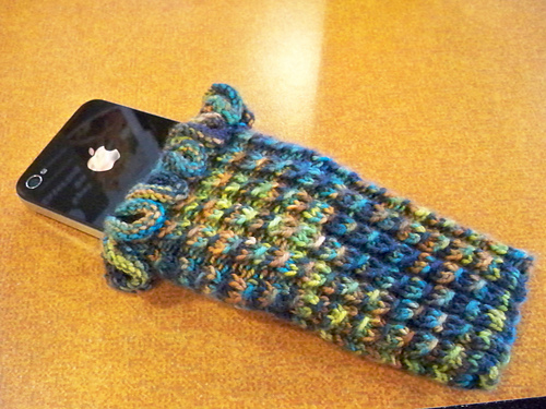 Ravelry: Mock Cable iPhone Sock pattern by Susan McGuinness