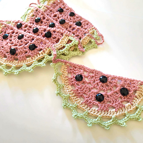 Ravelry: Watermelon Lace Garland pattern by Coco Flower
