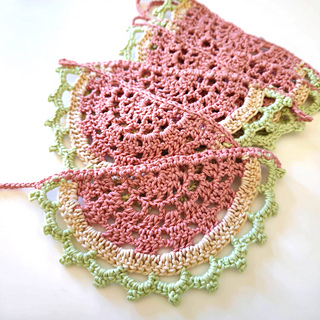 Ravelry: Watermelon Lace Garland pattern by Coco Flower
