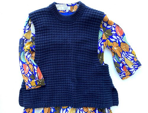 Ravelry: Waffle Vest pattern by Chiaki Hayashi