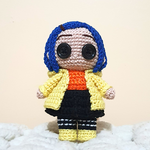 Ravelry: chibi Coraline doll pattern by Maria Manika