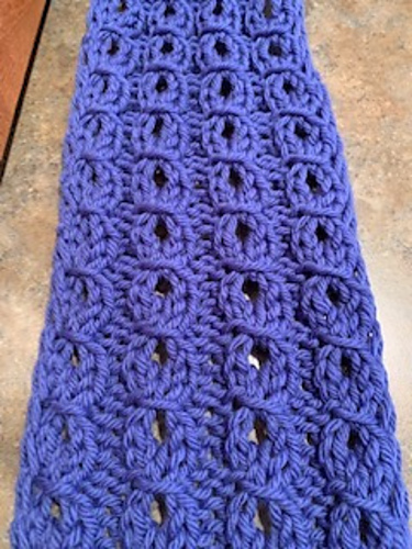 Ravelry: Yarn Over Mock Cable Scarf pattern by Louis Chicquette