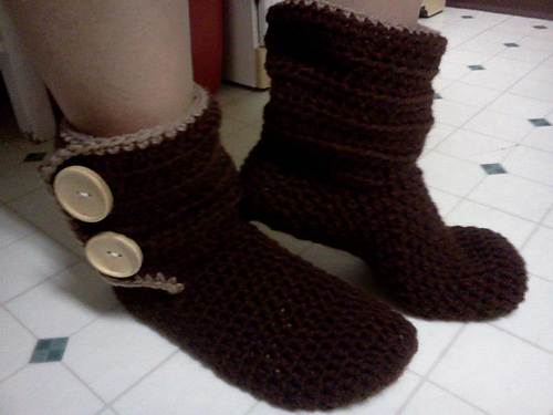 Ravelry: Slipper Boots pattern by Denisse Esparza