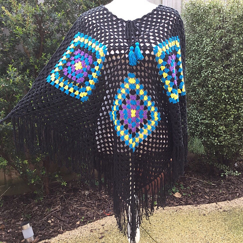 Ravelry: Los Andes Mountains Poncho pattern by Mariella Kennedy